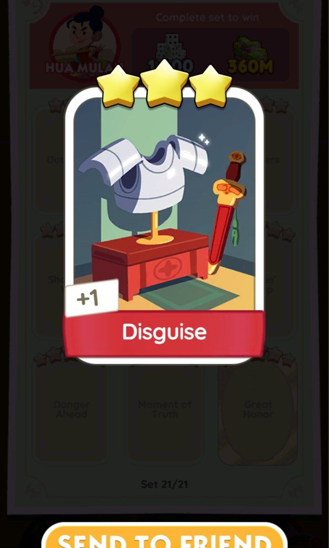 MonopolyGO disguise , Video Gaming, Gaming Accessories, In-Game ...