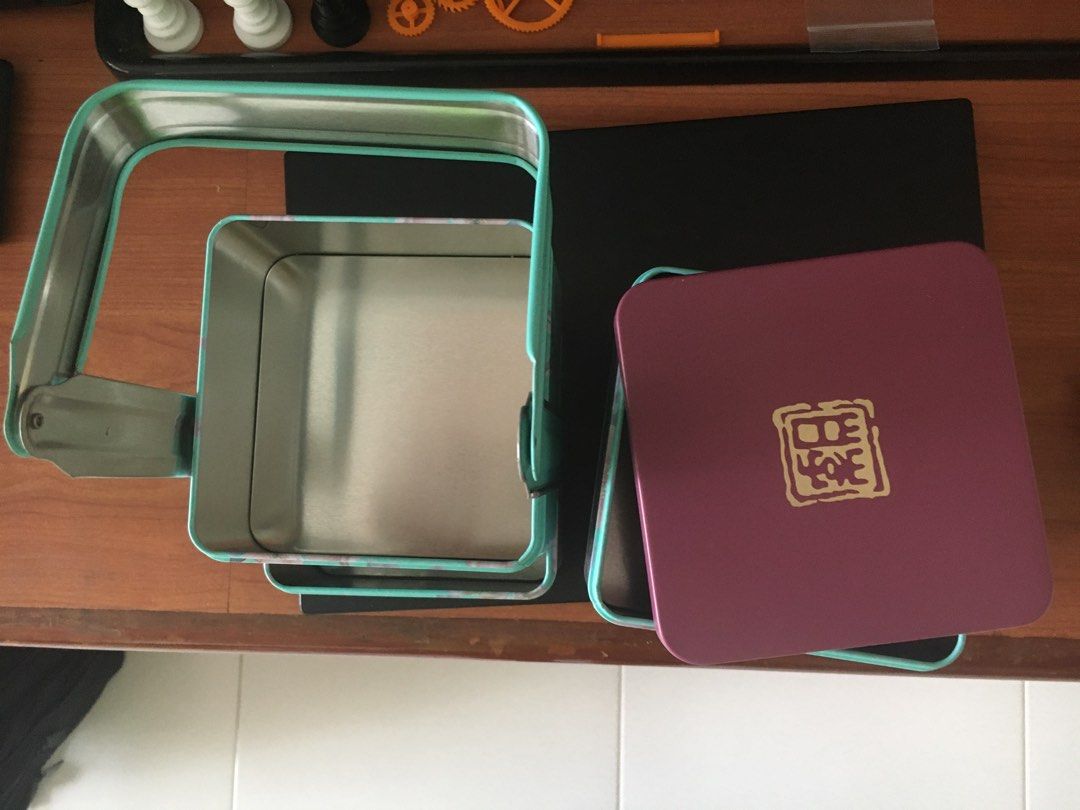 Mooncake box - Metal type, Everything Else on Carousell