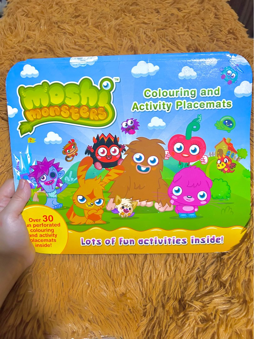 Moshi Monsters Activity Book Clean Copy, Hobbies & Toys, Books ...