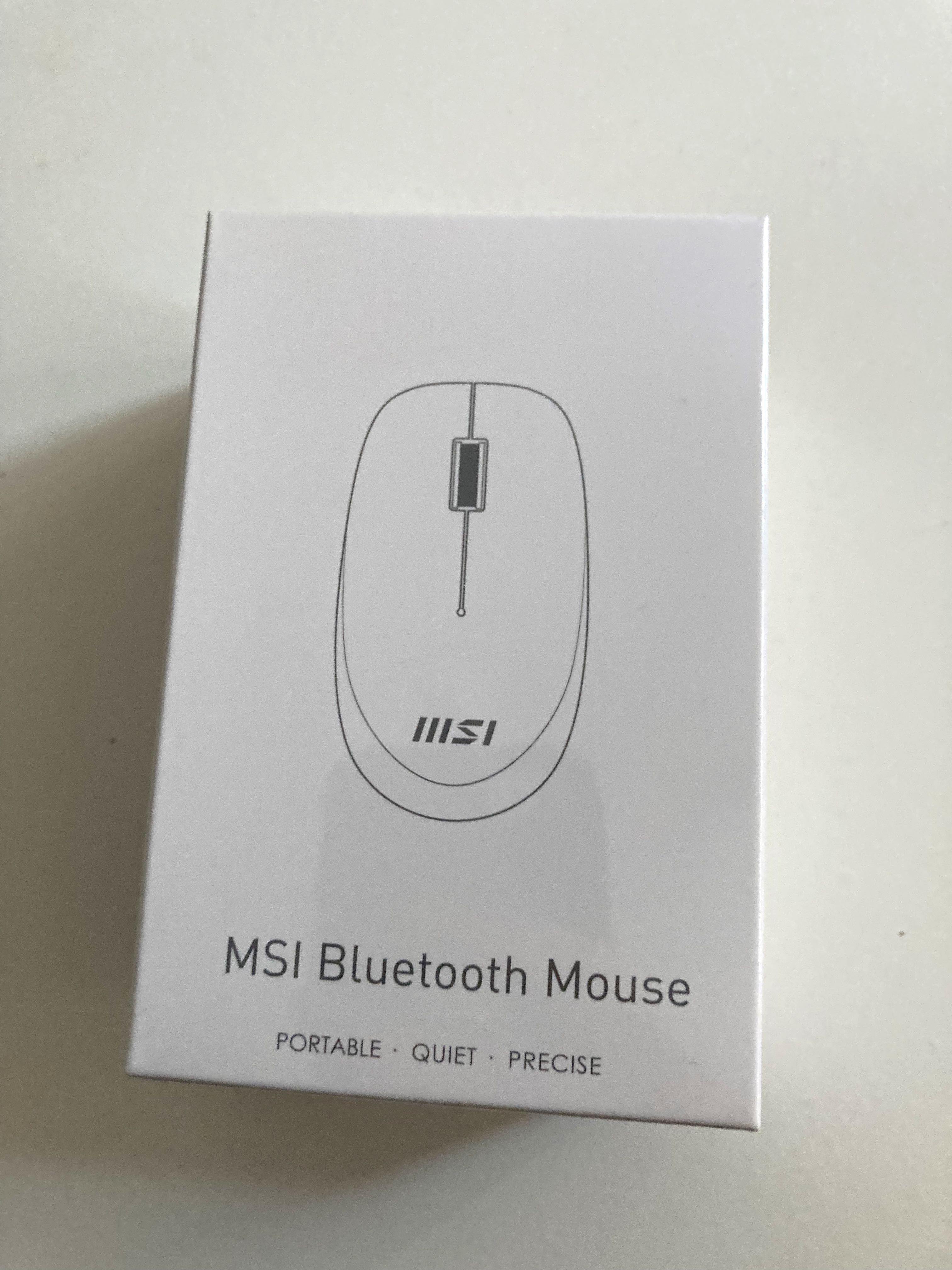MSi Bluetooth mouse M98 藍芽滑鼠 , 電腦＆科技, 電腦周邊及配件, 電腦滑鼠及相關產品 - Carousell