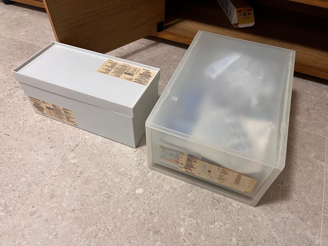 MUJI / storage box / box / declutters/ organize/ cabinet / container ...