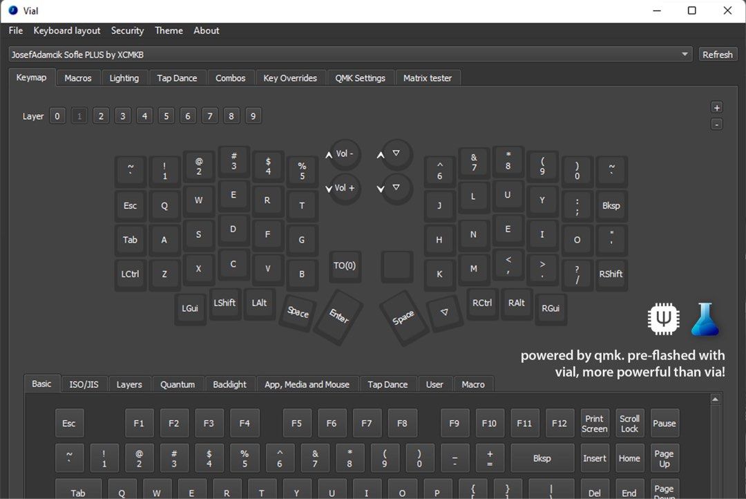 New Sofle PLUS by xcmkb split keyboard pimoroni trackball horizontal ...