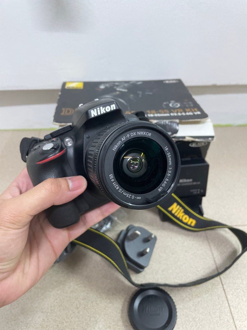 NIKON D5300 BLACK DSLR CAMERA FLIP SCREEN W/WIFI, Photography, Cameras ...