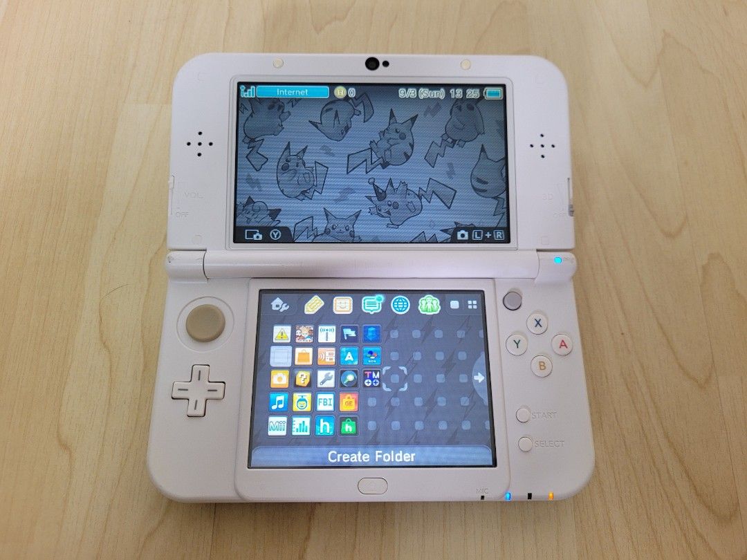 Nintendo New 3DS XL white ( Dual IPS ), Video Gaming, Video Game ...