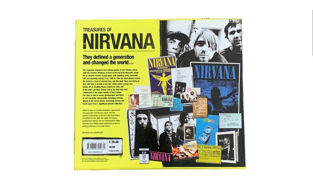 Nirvana With The Light Out, Treasure Of Nirvana, Poster Kurt Cobain, Hobbies & Toys ...