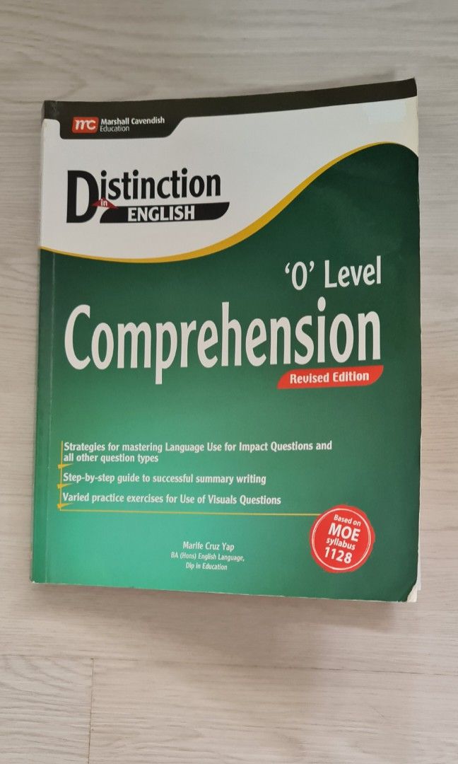 O Level Distinction in English Comprehension, Hobbies & Toys, Books ...