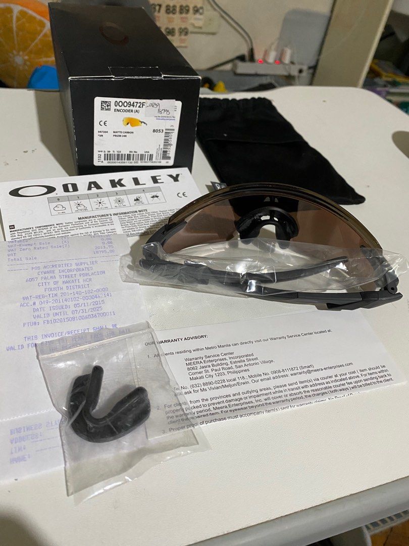 Oakley Encoder 24k Gold Prizm, Men's Fashion, Watches & Accessories ...