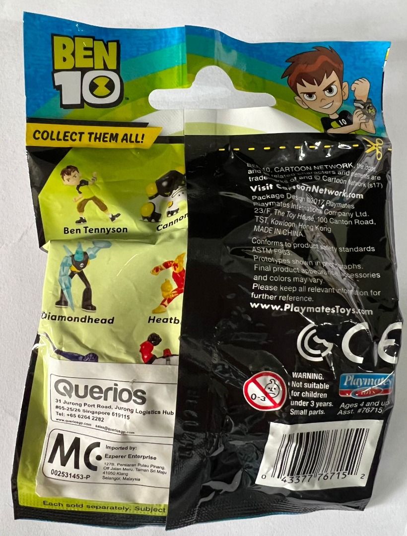 Original Cartoon Network Ben 10 Mini-Figure Playmates Toys, Hobbies ...