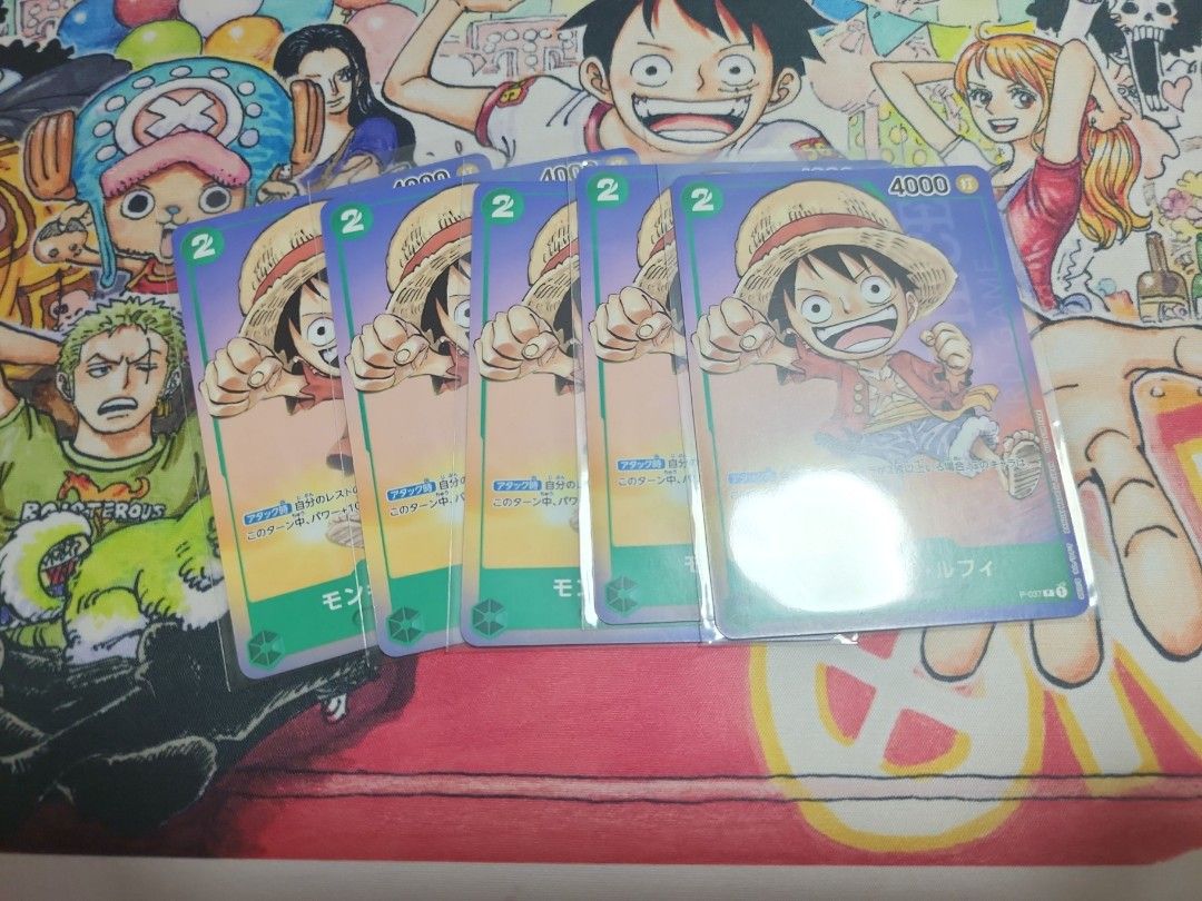 P-037 Promo luffy One Piece TCG, Hobbies & Toys, Toys & Games on Carousell
