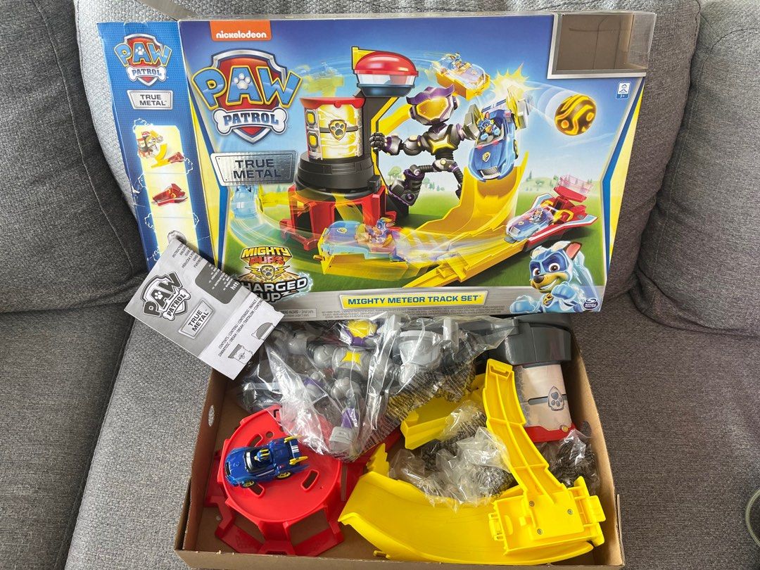 Paw Patrol Mighty Meteor Track Set, Hobbies & Toys, Toys & Games on ...