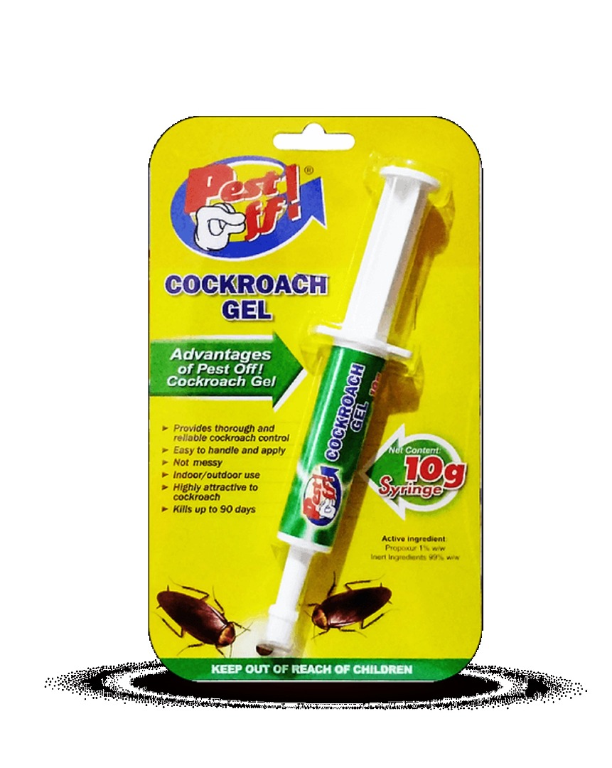 Pest Off Cockroach Gel Syringe 10g, Furniture & Home Living, Cleaning ...