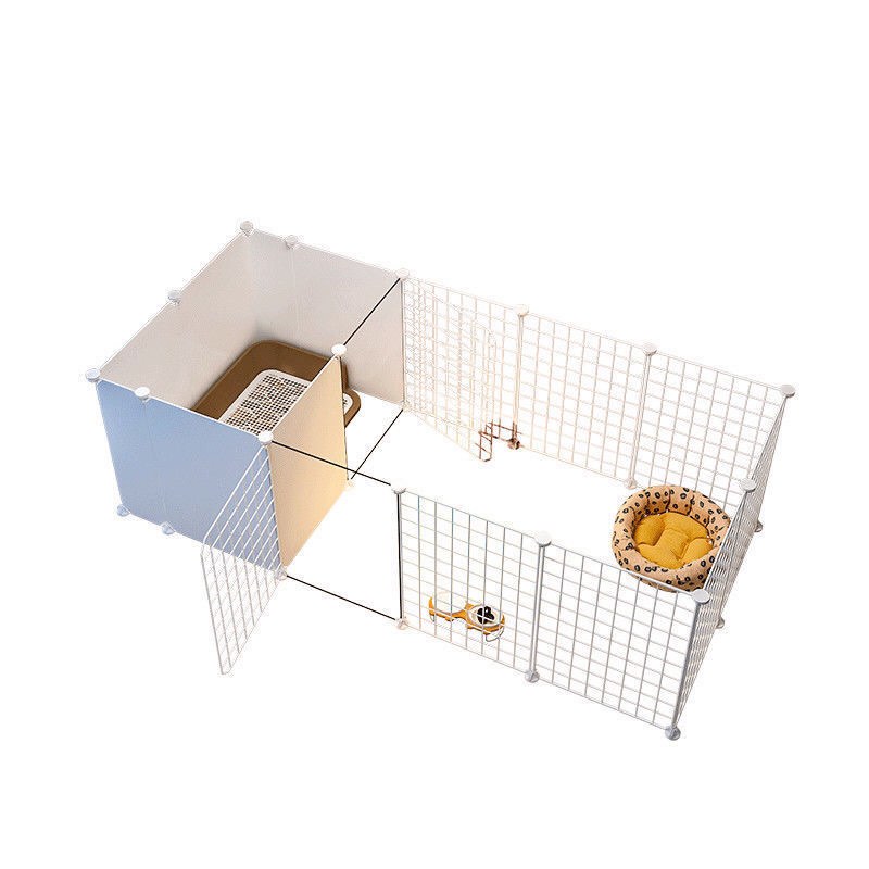 Pet fence dog isolation free combination indoor small dog kennel with ...