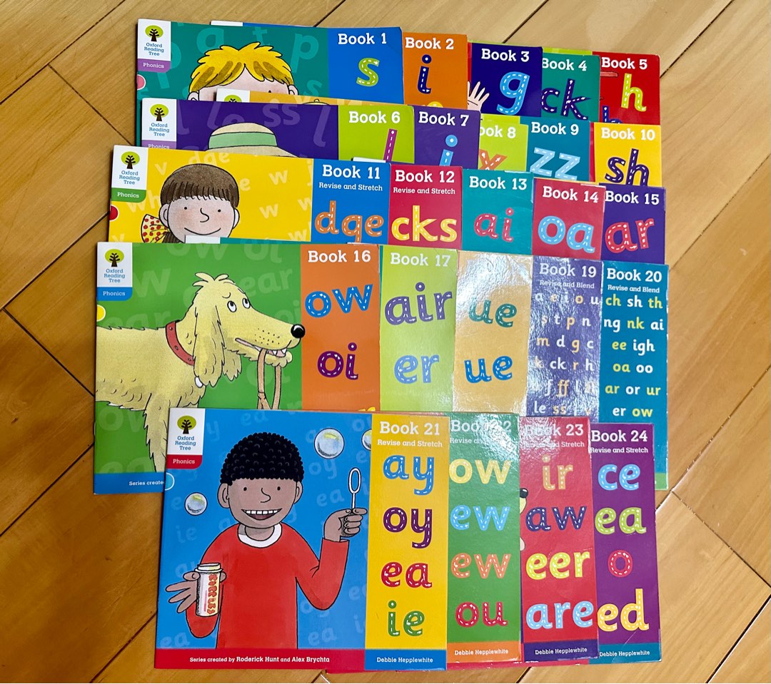 Phonics - Oxford Reading Tree Book 1-24, 興趣及遊戲, 書本 & 文具, 小朋友書 - Carousell