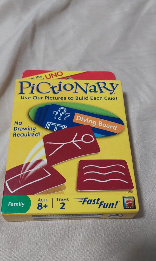 Pictionary card game, Hobbies & Toys, Toys & Games on Carousell