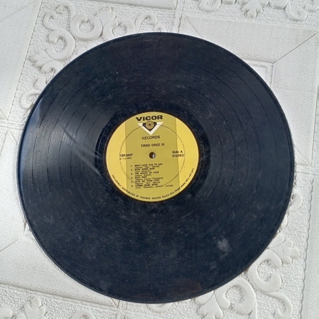 Plaka Tirso Cruz III - Stereo Vecor / Tagalog Album OPM, Hobbies & Toys ...