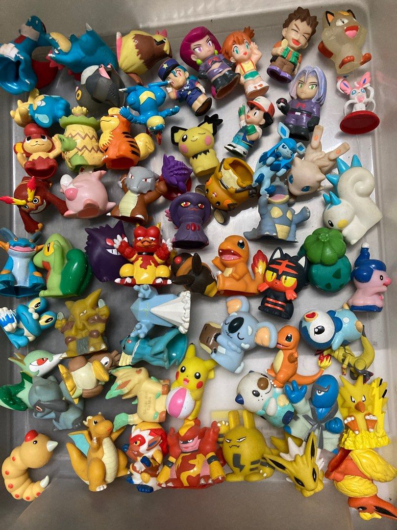 Pokemon mini figures set, Hobbies & Toys, Toys & Games on Carousell