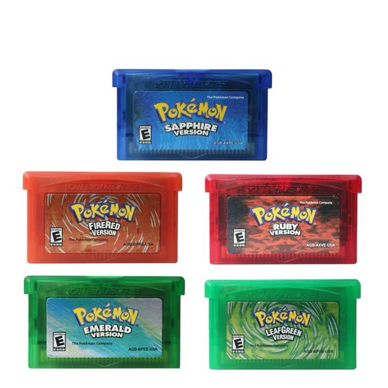 Pokemon Series GBA Game 32-Bit Video Game Cartridge Console Card Ruby ...