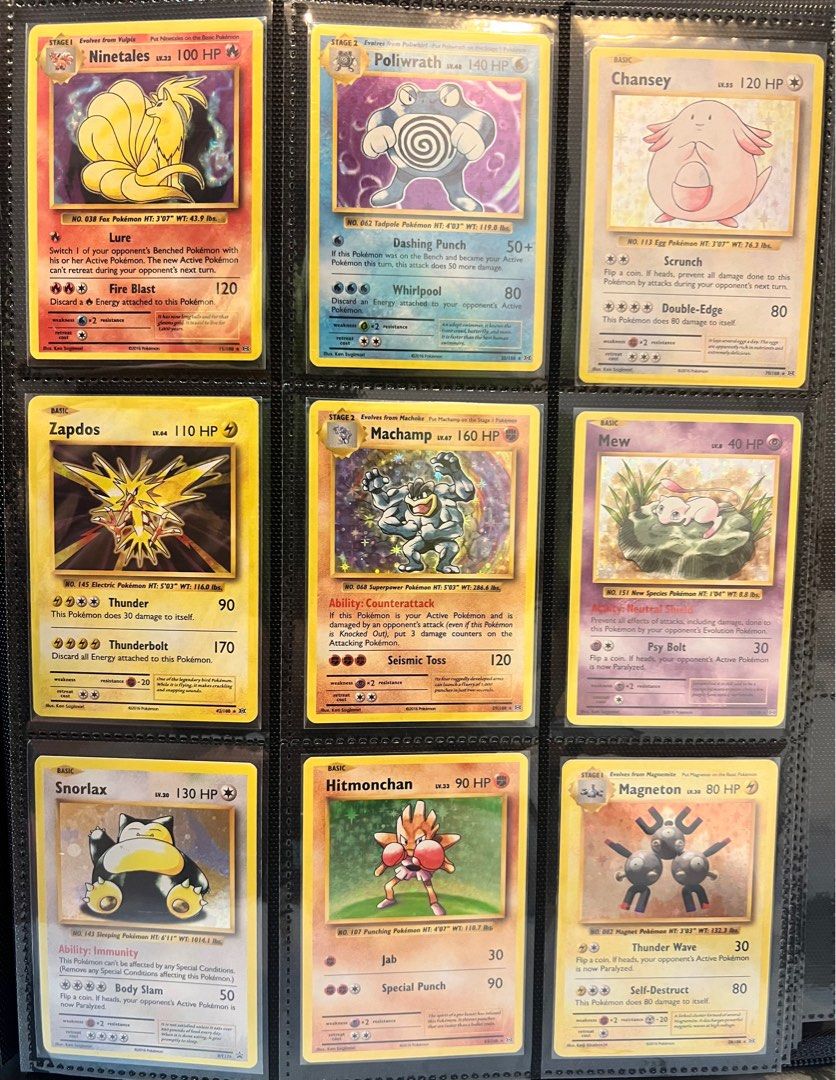 Pokemon XY 2016 Holo Collection - Vintage Pokemon Cards / Mew, Raichu ...
