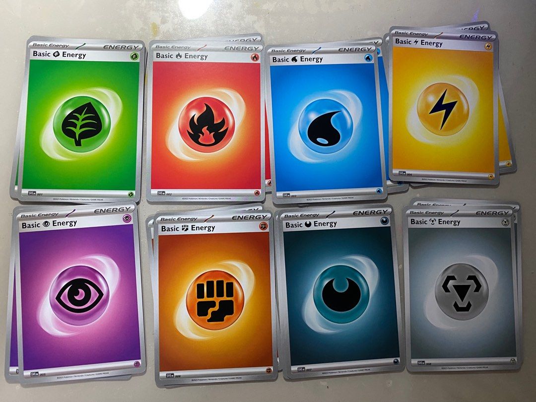 Pokémon Basic Energy Card, Hobbies & Toys, Toys & Games on Carousell