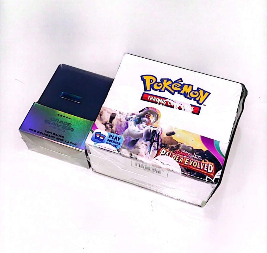 Pokémon TCG: Scarlet & Violet - Paldea Evolved Boosters + Grade Saver ...