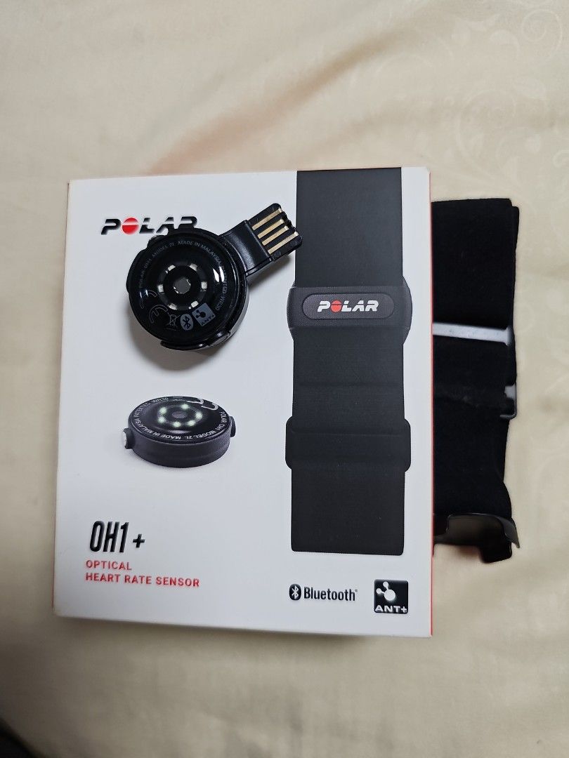 Polar Oh1+ Optical heart rate sensor, Health & Nutrition, Health ...