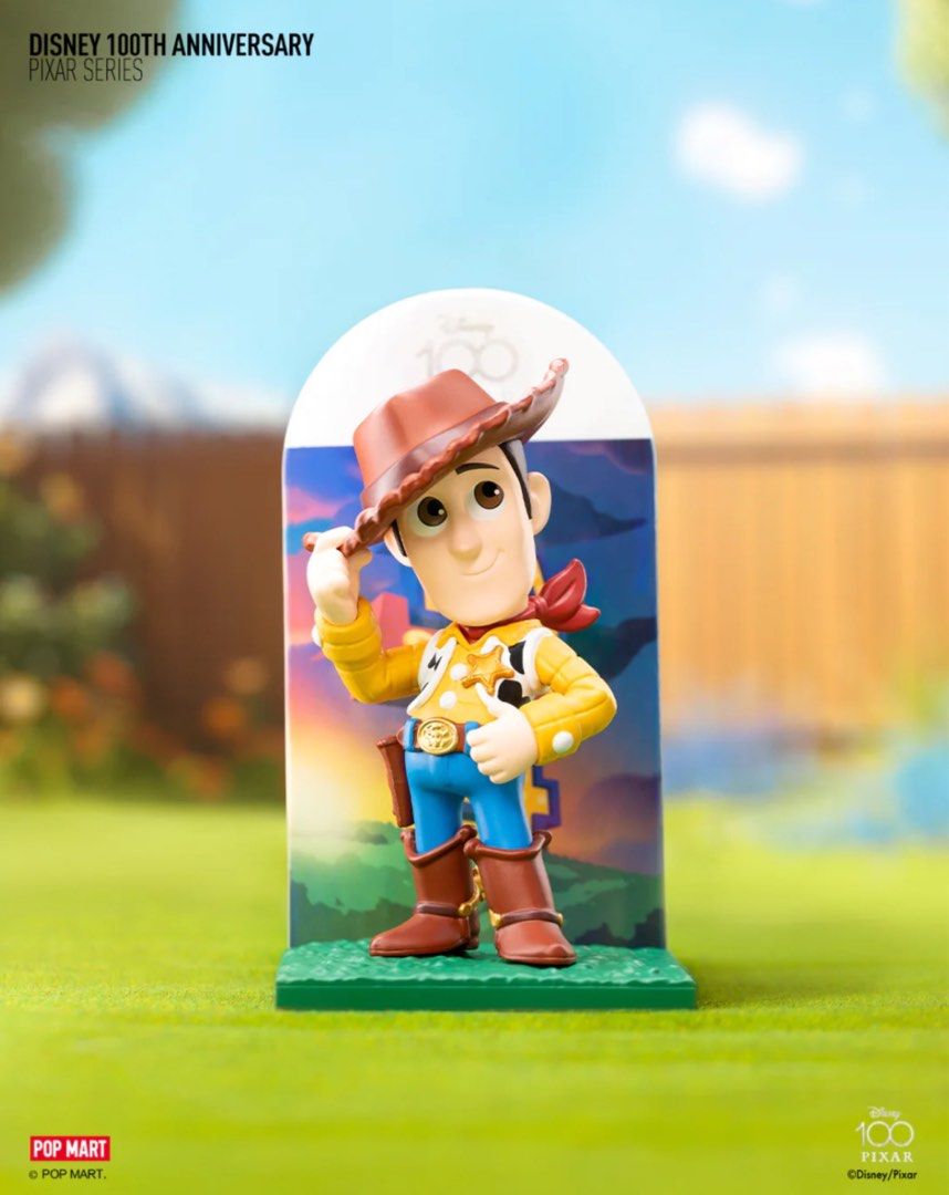 POP MART Disney 100th Anniversary Pixar Series Figure Blindbox Woody ...