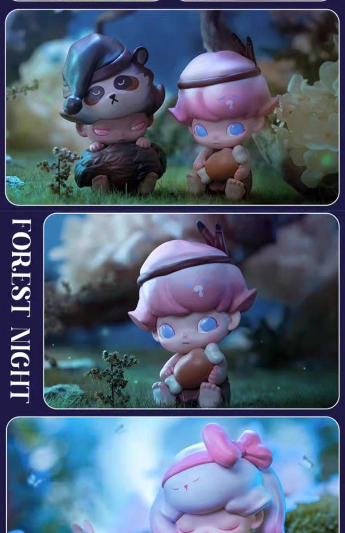 Popmart Dimoo Forest Night, Hobbies & Toys, Toys & Games on Carousell