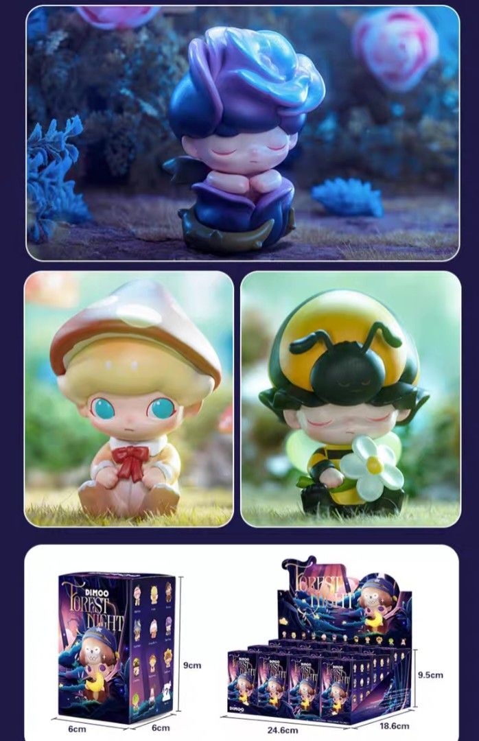 Popmart Dimoo Forest Night, Hobbies & Toys, Toys & Games on Carousell