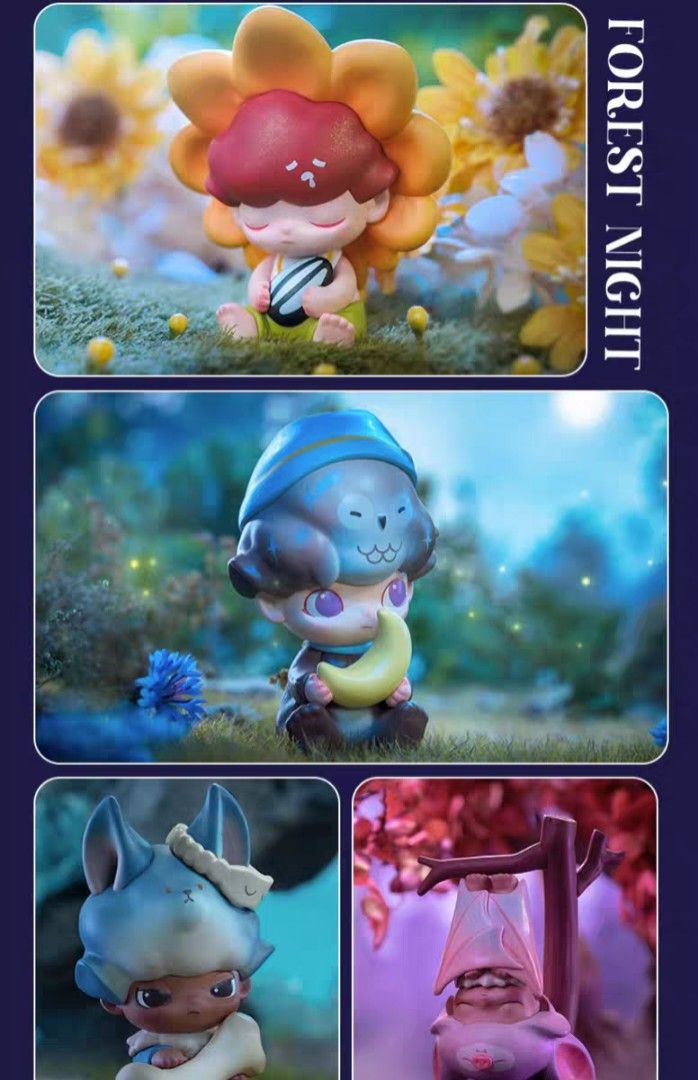 Popmart Dimoo Forest Night, Hobbies & Toys, Toys & Games on Carousell