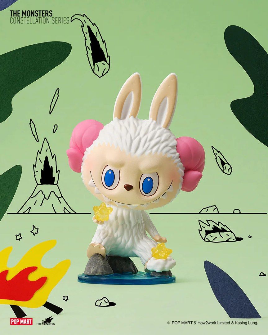 PopMart Labubu The Monsters Constellation - Scorpio, Aries, Aquarius ...