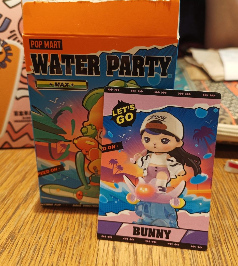 POPMART Water Party - Bunny, Hobbies & Toys, Toys & Games on Carousell