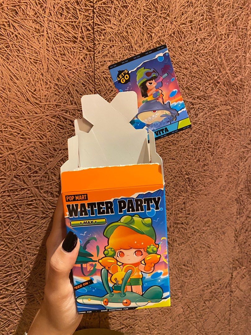 Popmart Water Party - Vita, Hobbies & Toys, Toys & Games on Carousell