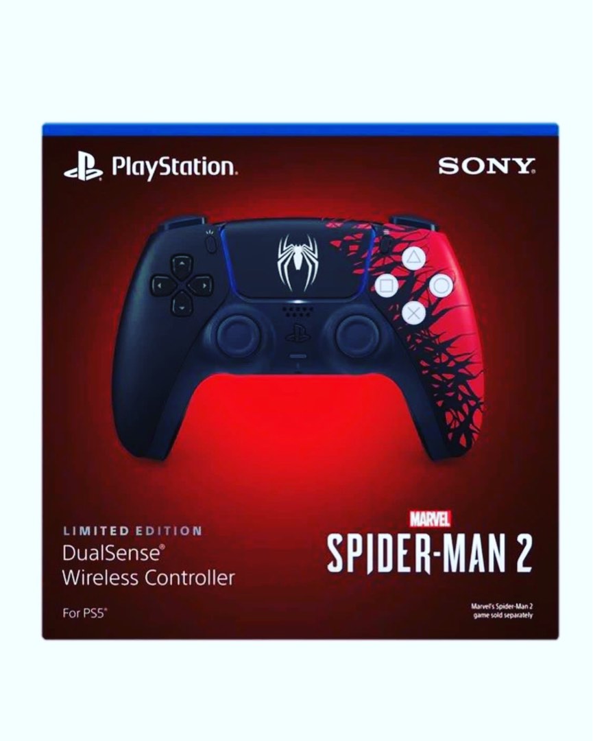 PS5 DualSense Spider-Man 2 Limited Edition Controller (BNIB), Video ...