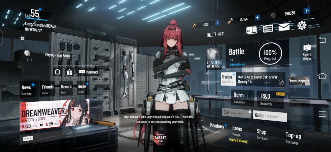 Punishing gray raven (PGR) Starter Account With BC, Video Gaming, Video ...