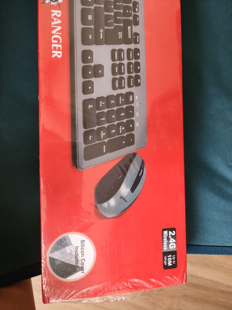 Ranger multimedia wireless keyboard and optical mouse KB430, Computers ...