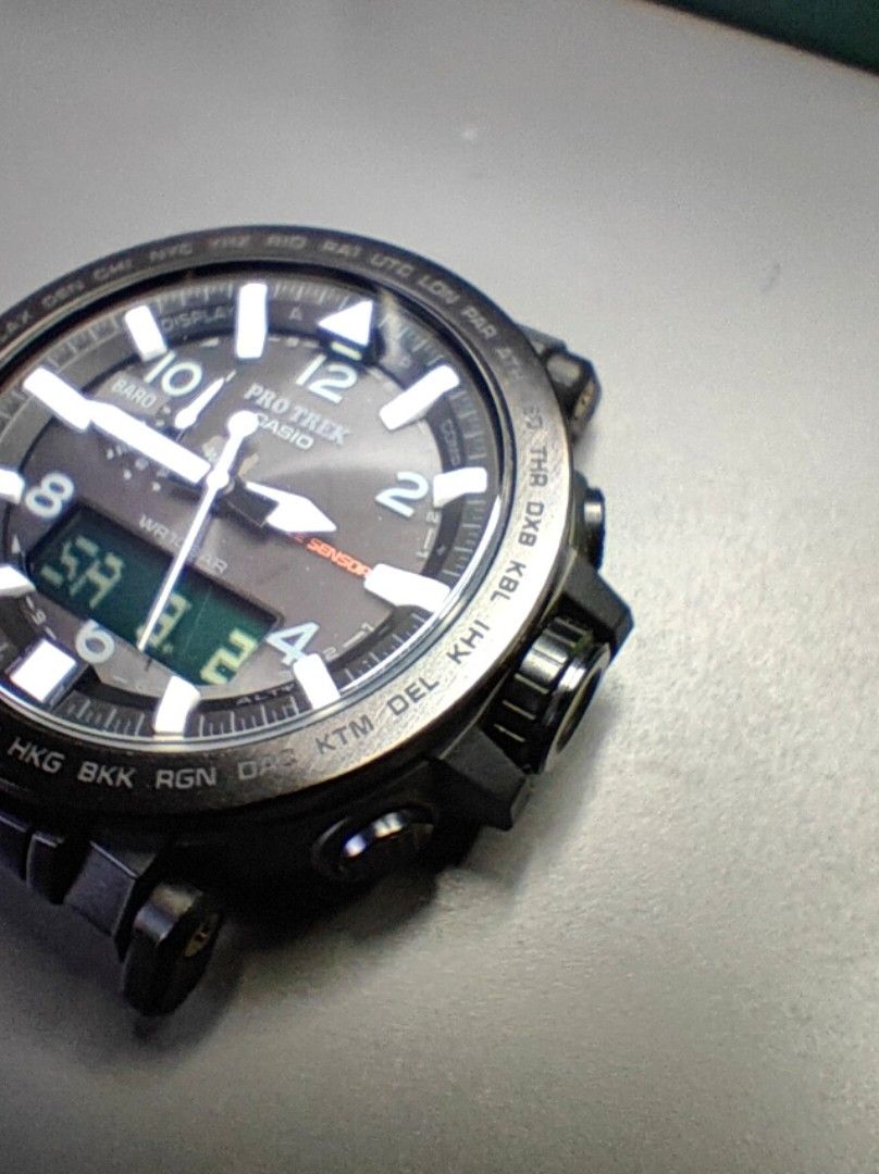 Rare Casio Protrek PRG-650YBE-3JR Solar Triple Sensor & Neon ...