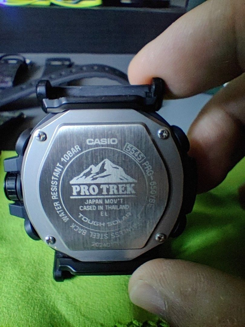 Rare Casio Protrek PRG-650YBE-3JR Solar Triple Sensor & Neon Illuminator, Luxury, Watches on ...