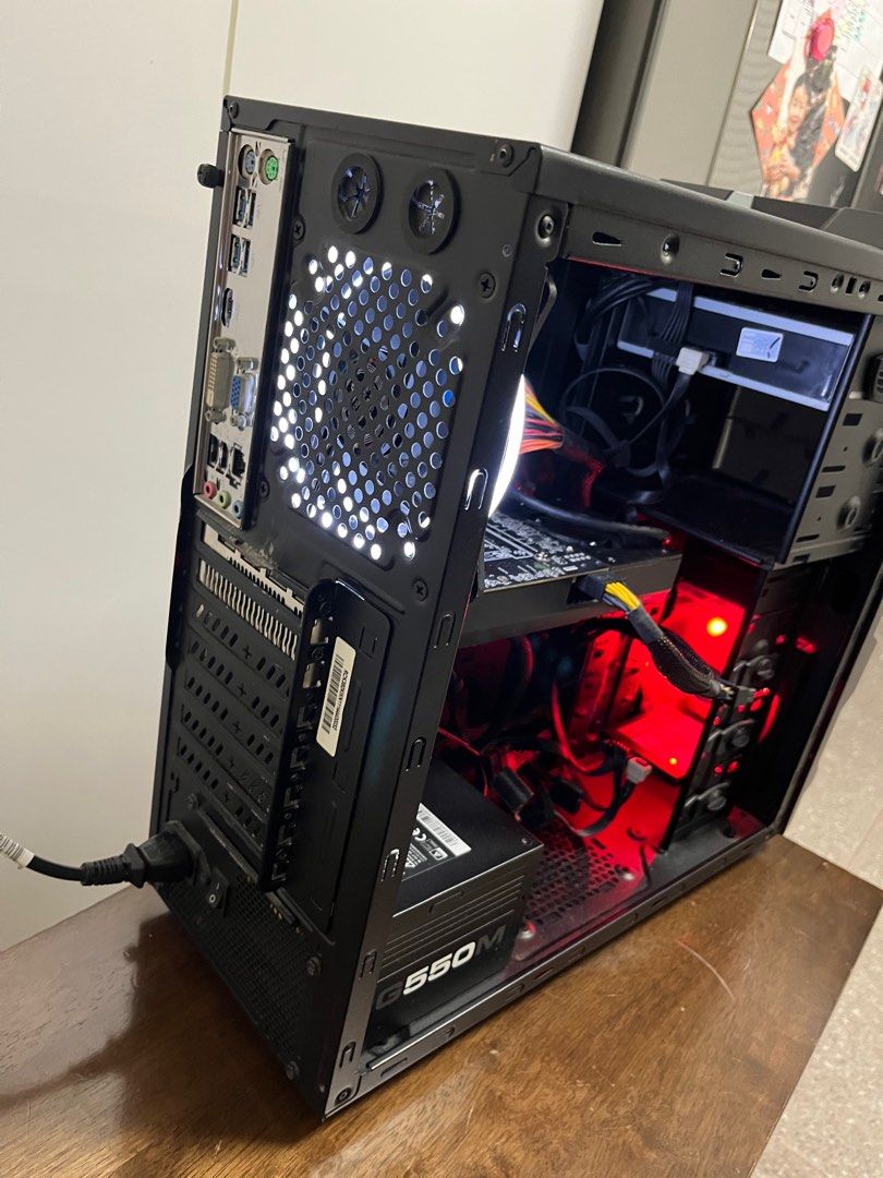 RX580 8GB RGB I5 GAMING PC DESKTOP RADEON CUSTOM 256GB SSD WORKSTATION ...