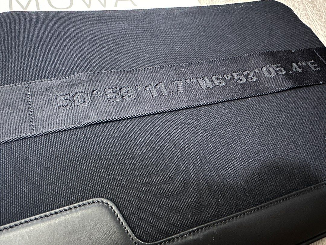 Rimowa Neverstill Black Flat Pouch, Luxury, Accessories on Carousell