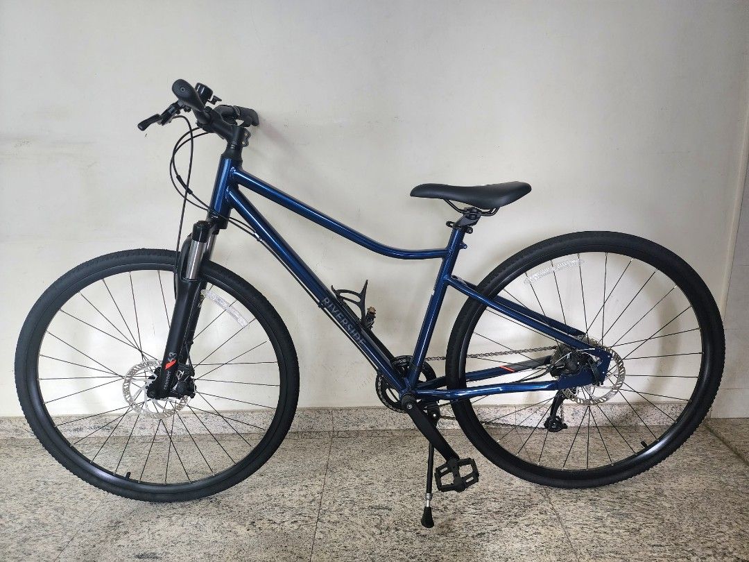 9 speed Disc Brake Riverside 500 - Blue S Size, Sports Equipment ...