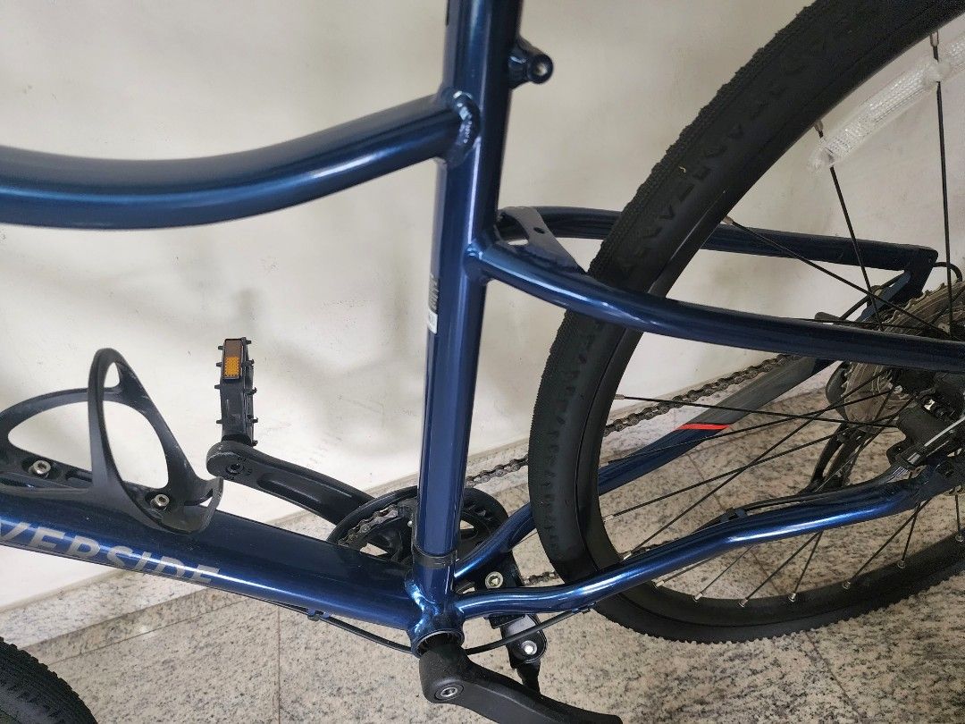 9 speed Disc Brake Riverside 500 - Blue S Size, Sports Equipment ...