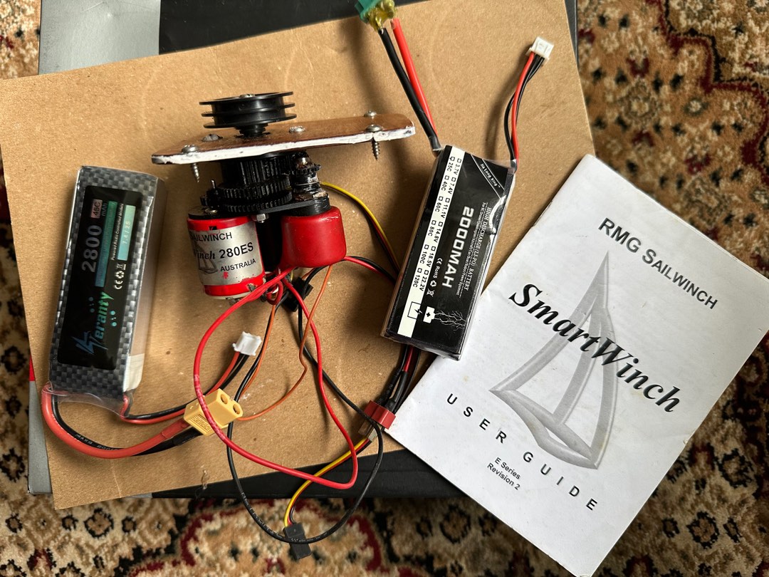 RMG Smartwinch for RC Sailboats, Hobbies & Toys, Toys & Games on Carousell