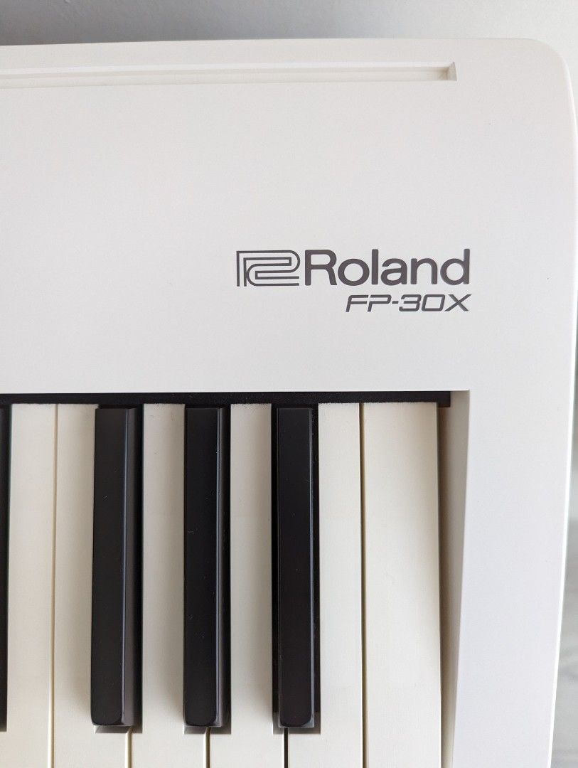 Roland FP30X Digital Piano White, Hobbies & Toys, Music & Media ...
