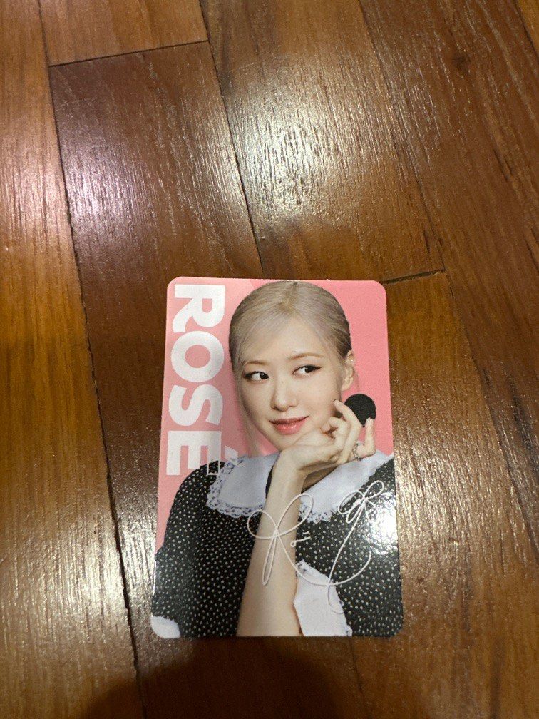 Blackpink Rose Oreo Photocard, Hobbies & Toys, Memorabilia ...