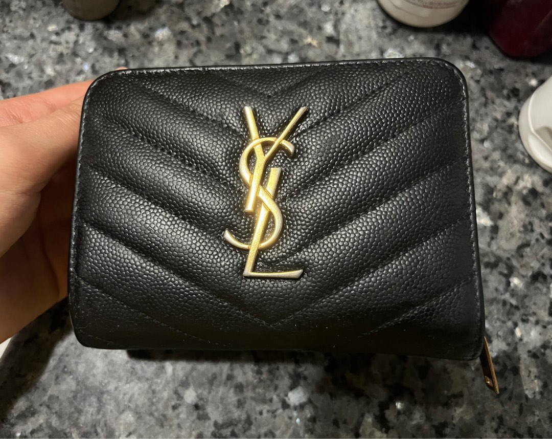 (RTP $1000) YSL Cassandre wallet, Luxury, Bags & Wallets on Carousell