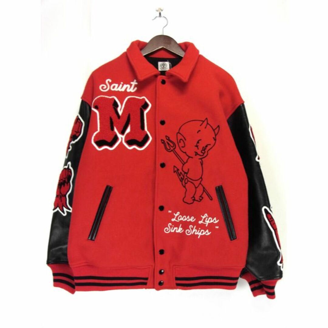 Saint Michael Devil Varsity Jacket on Carousell