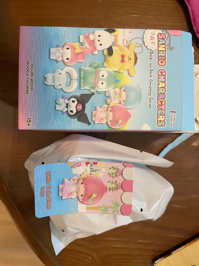 Sanrio characters back to back company series,盲盒背背小伙伴 雙子星 little twin ...