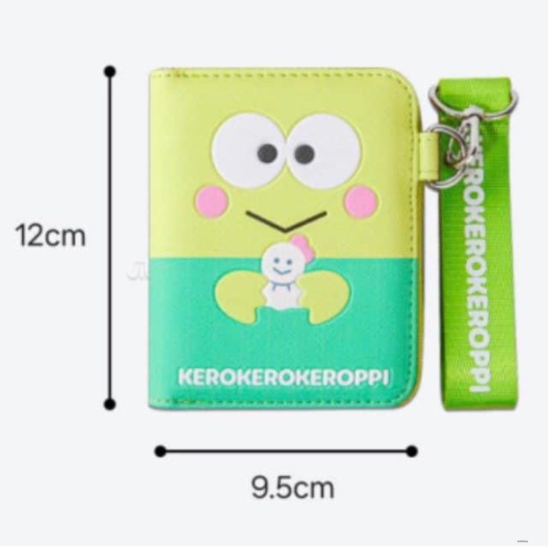 Sanrio Characters zip around Square wallet Kuromi Pochacco keroppi ...