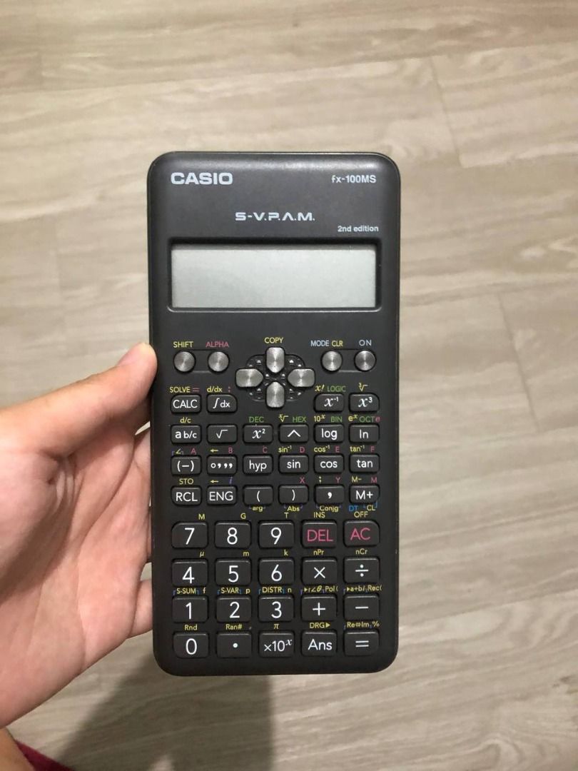 Scientific Calculator Casio FX-100MS 2nd Edition on Carousell