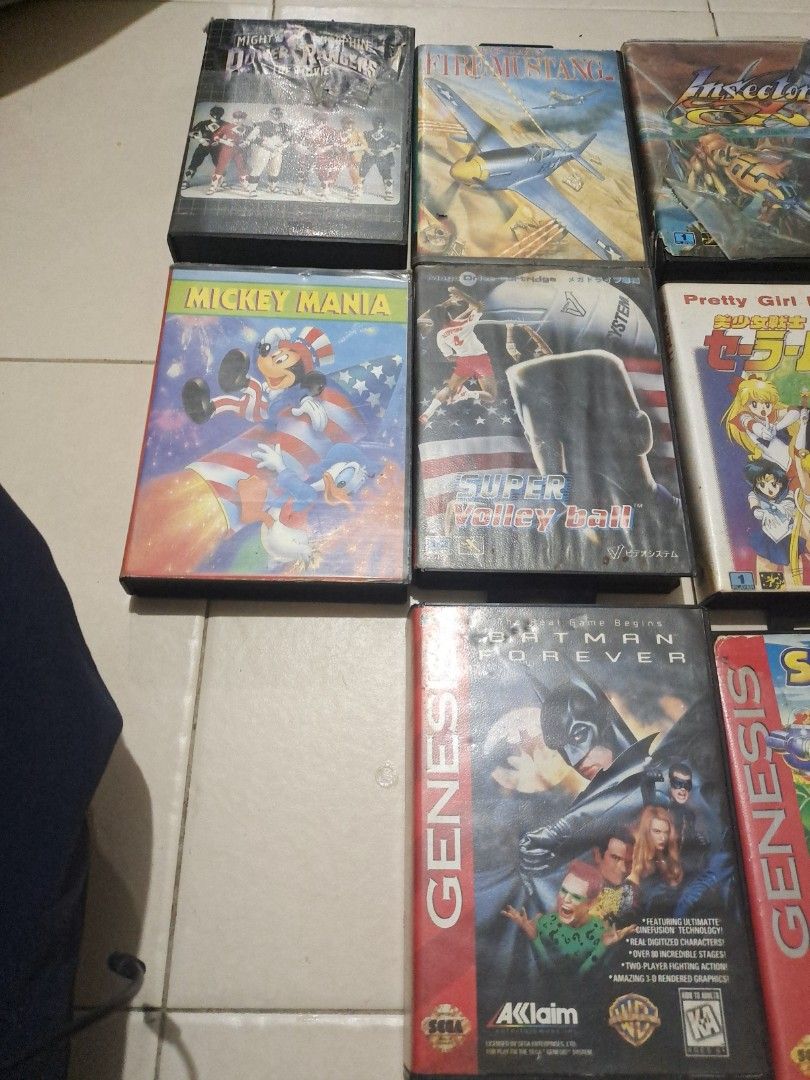 Sega cartridge game, Video Gaming, Video Games, Others on Carousell